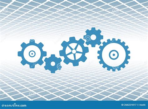 Gears Cogs Teamwork Mechanism Design Stock Vector Illustration Of Blur Transmission 266221817