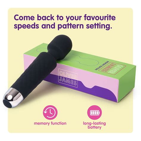 Oliver James Personal Wand Massager Memory Edition