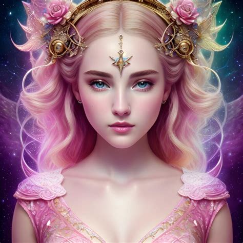 Premium Photo Pretty Portrait Illustration Of A Realistic Animated
