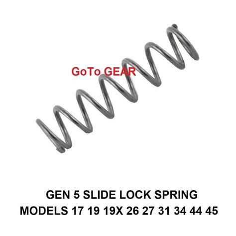 Replacement Slide Lock Spring For Glock 17 19 19x 26 27 31 34 44 45 Gen 5 Ebay