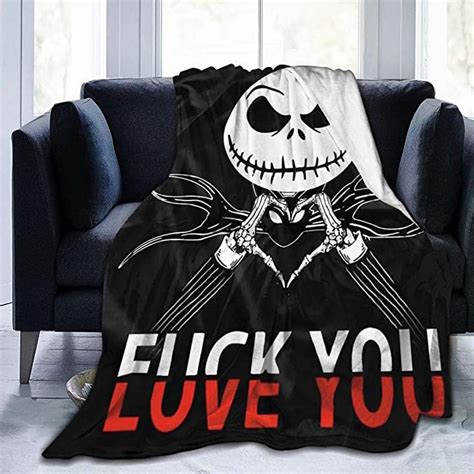 Jack Skellington Blanket The Nightmare Before Christmas Fleece Blanket