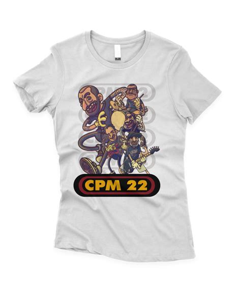 Camiseta Cpm 22 Cartoon Comprar Em Departamentstore