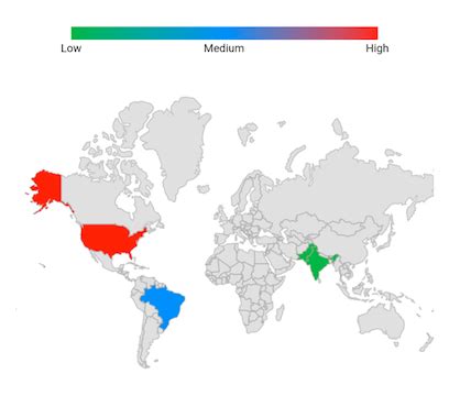 Legend In Flutter Maps Widget Syncfusion