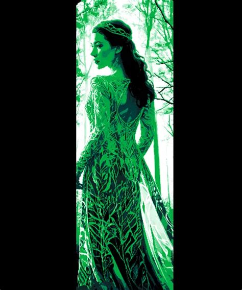 The Lady Of The Forest Elf Queen Bookmark By Mclanesmemories Makerworld