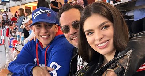 Inside Marc Anthony And Pregnant Wife Nadias Mlb Date Night Us Weekly