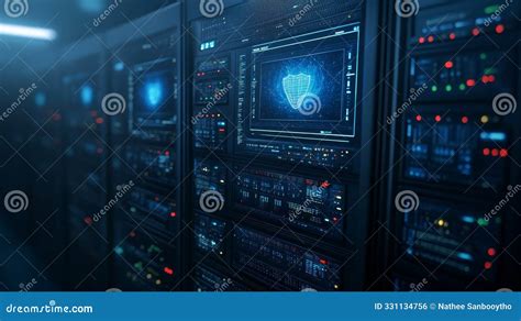 Cybersecurity And Data Protection Abstract Technology Backgrounds Ai