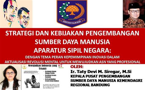 Strategi Dan Kebijakan Pengembangan Sumber Daya Manusia Aparatur Sipil