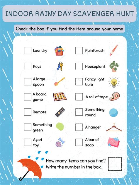 Printable Home Scavenger Hunt At Savannah Szabados Blog