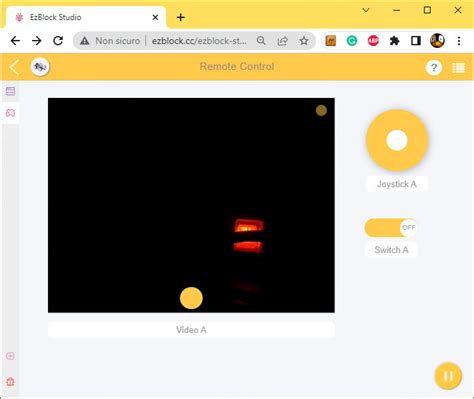 SunFounder PiCar X Camera Leds Button Screen Night Renzo Mischianti