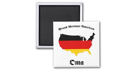 German American Oma Granny Grandmother Magnet Zazzle