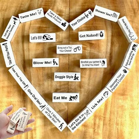 Couple Game Night Intimacy Block Tower Jenga Game Valentine Tumbling