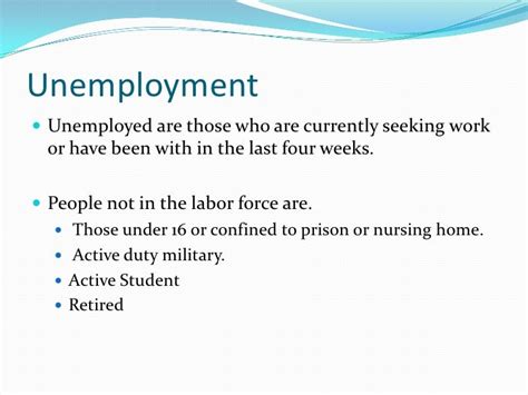 Unemployment Presentation