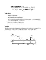 Ensc Midsemesterexam Pdf Ensc Mid Semester Exam Sept Pm Instructions