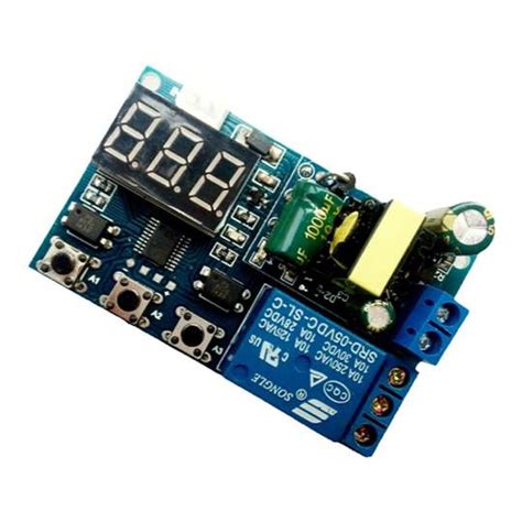 One Way Relay Module With Adjustable Trigger Delay Cycle Timing On Off