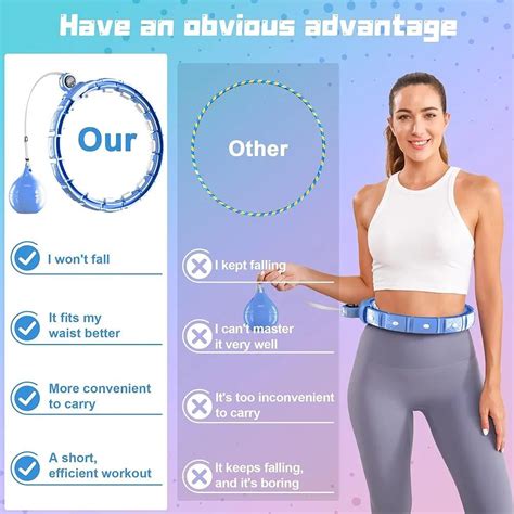 Smart Weighted Hula Ring Hoops For Adults Weight Loss Quiet Infinity