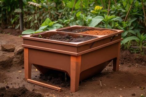 Premium Ai Image Composting System With Builtin Drain For Easy And