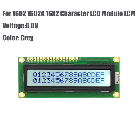 Xabl 1602 1602a 16x2 Character Lcd Module Lcm Color Blue Grey Yellow