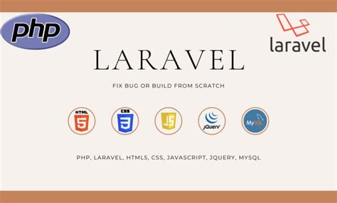 Fix Or Develop Php Laravel Mysql Website By Atifmajid Fiverr