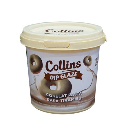 Jual Collins Dip Glaze 300 Gr Choco Green Tea Milk Stroberi