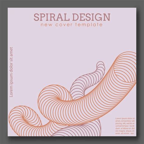 Premium Vector Threedimensional Spiral Effect The Dynamic Shape Of