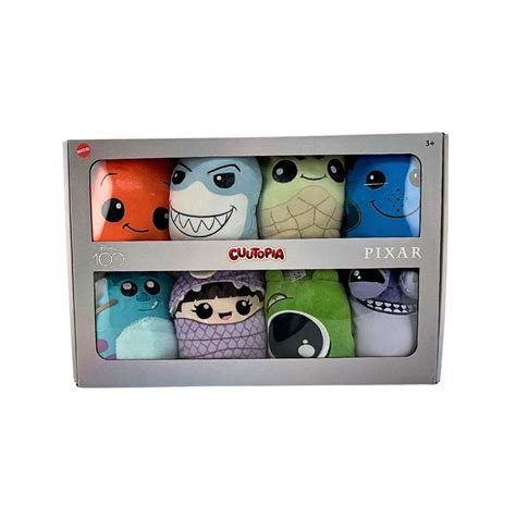 Mattel Cuutopia Pixar Finding Nemo And Monsters Inc Plush 8 Pack 5″ Canadawide Liquidations