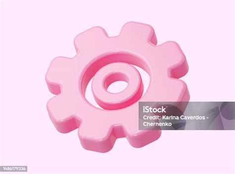 3d 핑크 톱니바퀴 수리 최적화 워크플로 개념 분홍색 배경에 3d 렌더링 그림입니다 3차원 형태에 대한 스톡 사진 및 기타 이미지 Istock