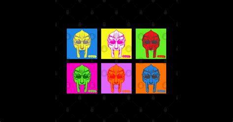 Mf Doom Pop Art Style Mf Doom Sticker Teepublic