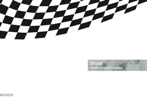 체크 무늬 플래그 레이스 플래그 패턴 벡터 아이콘 일러스트 배경 3차원 형태에 대한 스톡 벡터 아트 및 기타 이미지 3차원