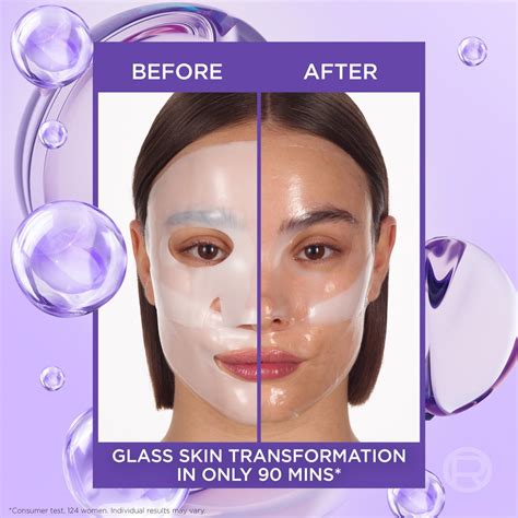 Revitalift Face Care Glass Skin Hydrogel Glow Mask Loréal Paris