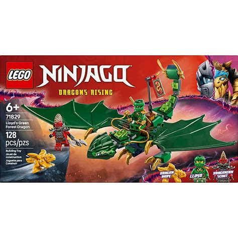 Lego Ninjago Lloyds Green Forest Dragon Toy 71829 Image 1