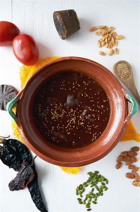 Receta De Mole Poblano Vegano Mole Poblano Drawing Authentic Mole