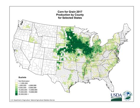 Usda Corn Map 2017 Ks Corn