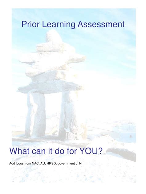 Ppt Prior Learning Assessment Powerpoint Presentation Free Download