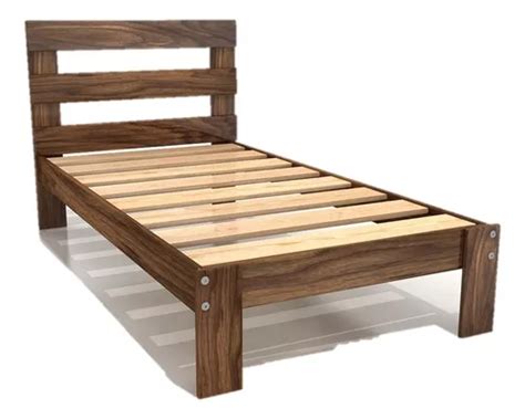 Cama Individual Base Madera