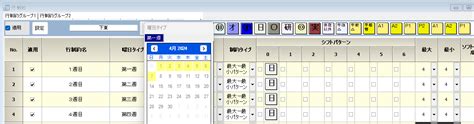 Aさんは日曜始まりの 週間に 日勤務の条件がありますブログを見てPython制約でできるのを読みましたがどのように解決したらよいか分からない状況です自分なりに行制約のAさんのタブに