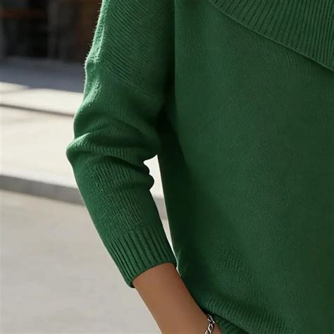 Noelle™ Sweater In Textured Knit With Stylized Collar