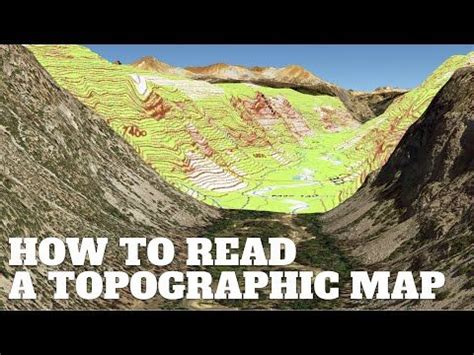 How To Read A Topographic Map YouTube Topographic Map Topo Map Hiking