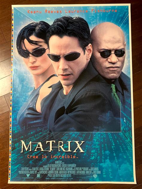 The Matrix Uncut Printers Proof 1999 275″x41″ Spanish Movie Poster Aaa Vintage Posters