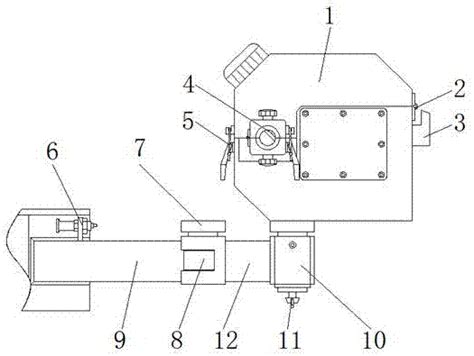 一种飞刀切割刀架安装座的制作方法2