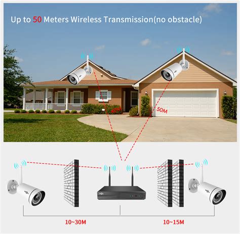 Беспроводной WIFI комплект, система видеонаблюдения Hiseeu Full HD 3.6 ...