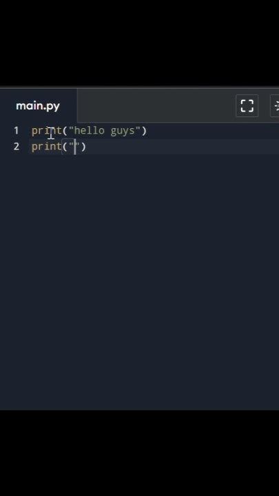 “this one line starts your python journey ” python codingshorts learnpython pythonbeginners