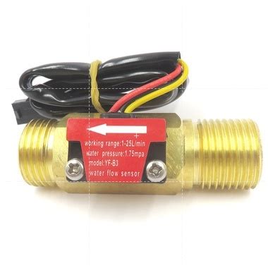 1pcs G1Liquid Water Flow Sensor With Hall Effect Flow Meter Switch DC