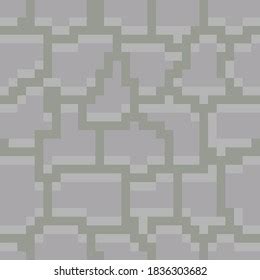 Ground Stone Texture Tile Pattern Pixel Stock Vector Royalty Free