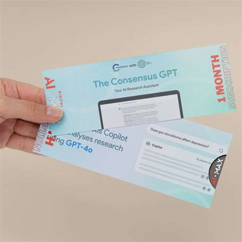 Jual Voucher Berlangganan 1 Bulan️consensus Ai Premium Account ️jawaban