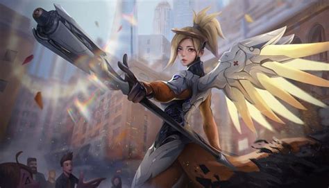 Mercy Overwatch Image By Pixiv ID 69506717 3942582 Zerochan Anime Image Board