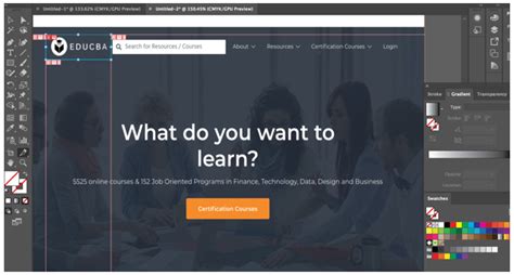 slice tool in illustrator tutorials on how to use the slice tool in