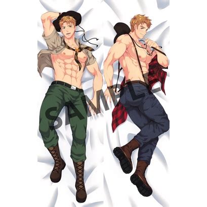 Camp Buddy Scoutmaster Season Anime Yoshinori Nagira Dakimakura Pillow Case Hugging Body