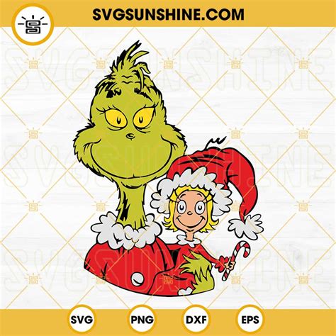 Grinch And Cindy Lou Who Svg Grinch Christmas Svg Grinch Svg Cindy