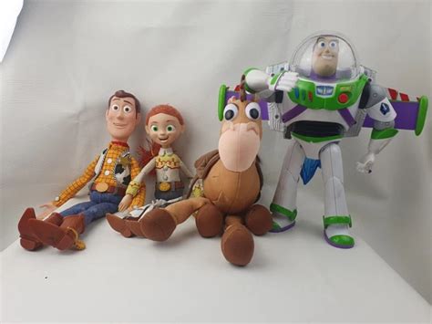 Toy Story Bundle Pull String Woody Jessie Bullseye Buzz Eur 4322