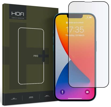 HOFI Glass Pro do Apple iPhone 13 Pro Max 14 Plus Czarny Szkło